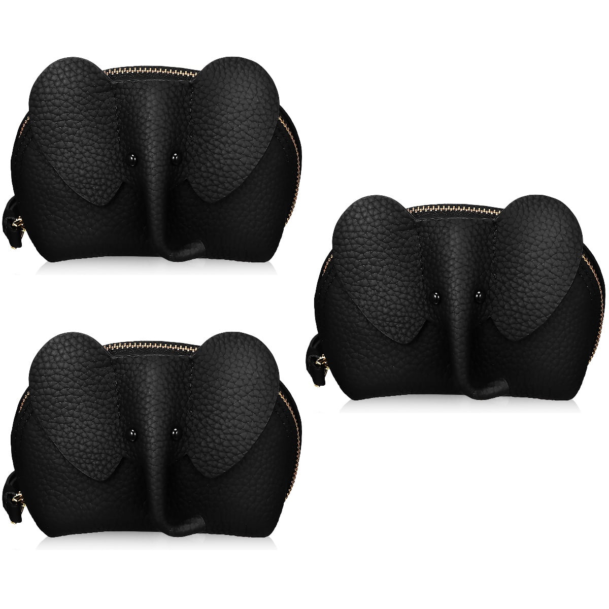 3pcs Elephant Coin Bag Zipper Change Purse Small Coin Purse Coin Pouch ...
