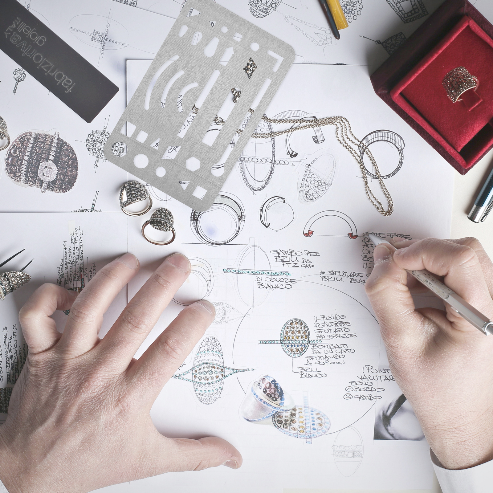 3pcs Erasing Shield Stainless Steel Drawing Template Shield Sketching ...