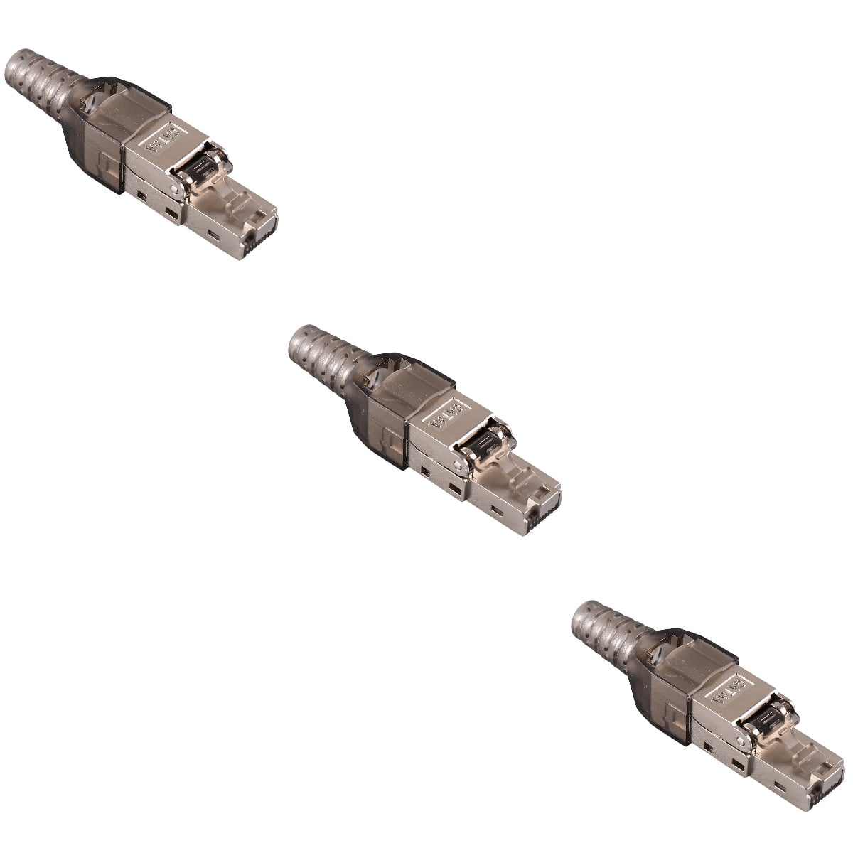 3pcs Ethernet Cable End Crimp Cat 6a Connector Ethernet Cable Modular ...