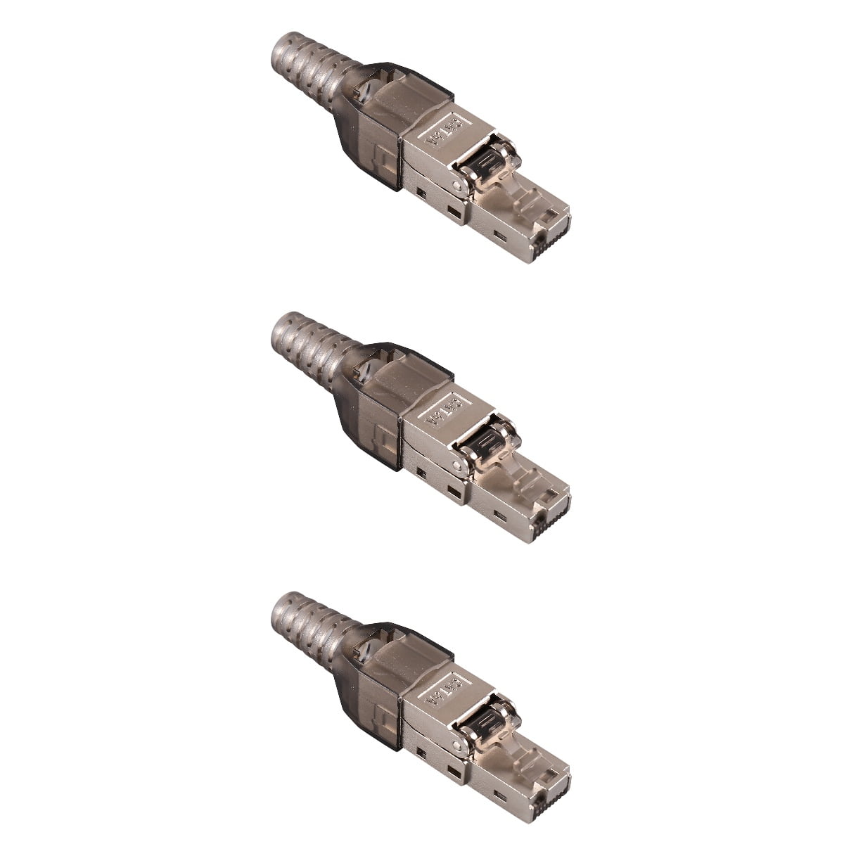 3pcs Ethernet Cable End Crimp Cat 6a Connector Ethernet Cable Modular ...