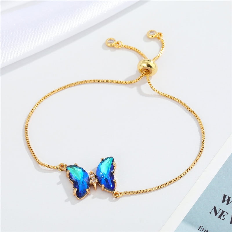 3pcs European Jewelry Simple and Elegant Butterfly Bracelet Adjustable ...
