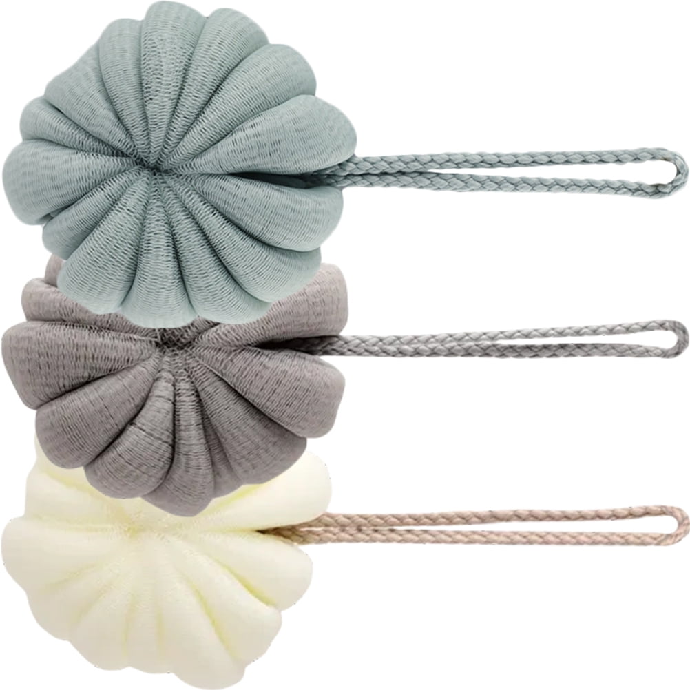 3pcs Exfoliating Bath Sponge Body Scrubber Body Exfoliating Bathing ...