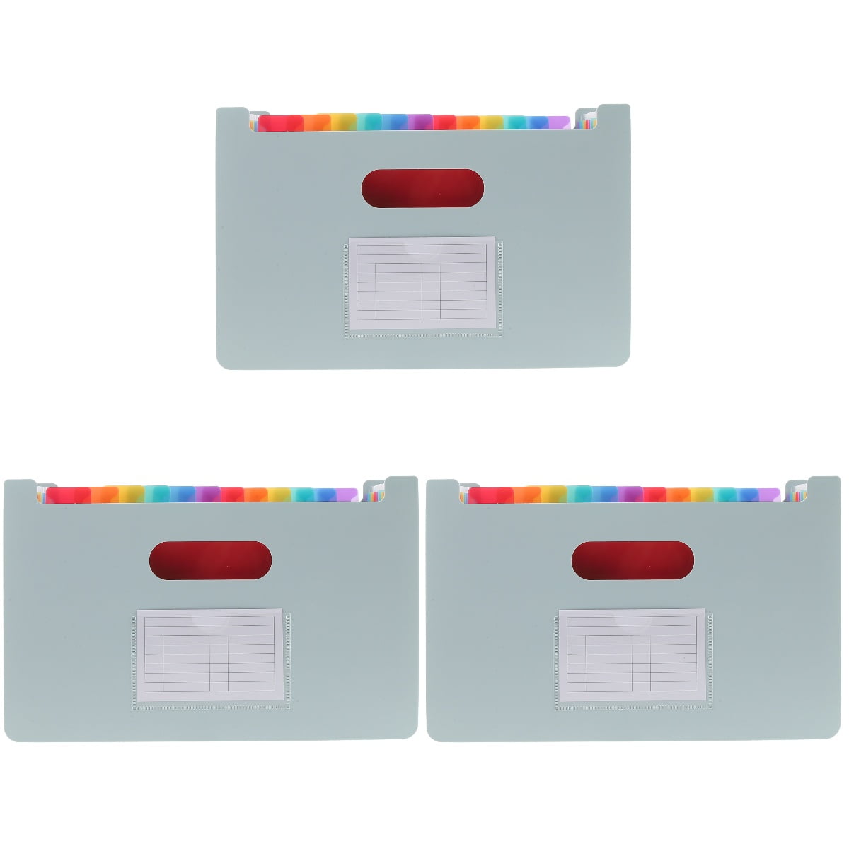 3pcs Expanding Paper File Holder Accordion Design File Bag Portable ...
