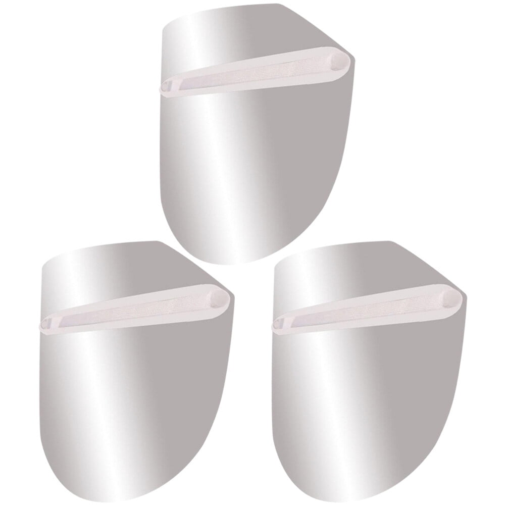 3pcs Face Protective Mask Transparent Face Guard Spittle Oil-proof ...