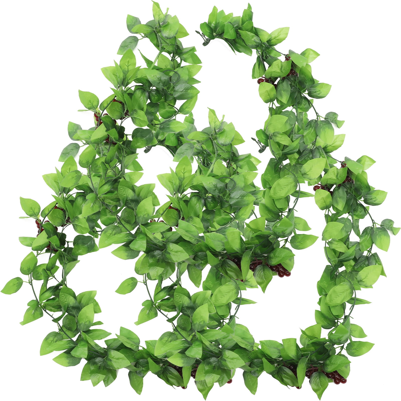 3pcs Artificial Grape Vines Fake Grape Bunches Decorative Hanging Plant Vines - Walmart.com