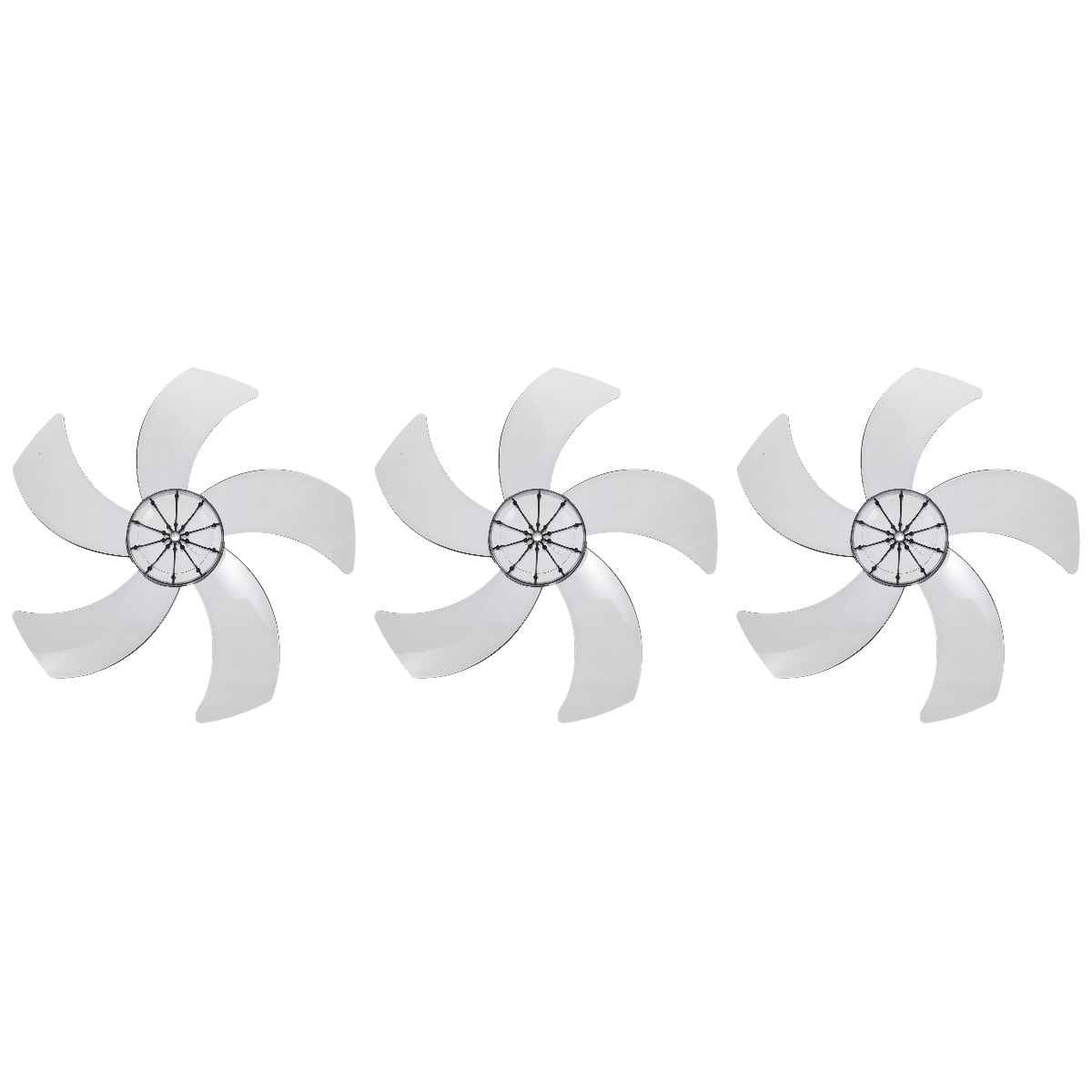 3pcs Fan Blade 5-Leaves Plastic Fan Blade Table Fan Blade for Household ...