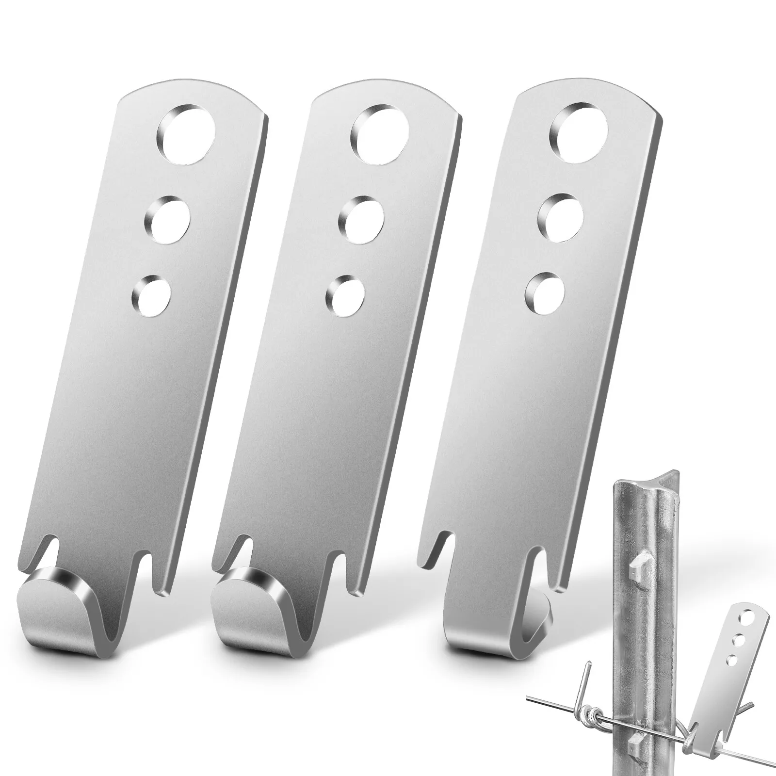 3pcs Fence Wire Twister for T Post Clips Wire Fence Tensioning Twister ...