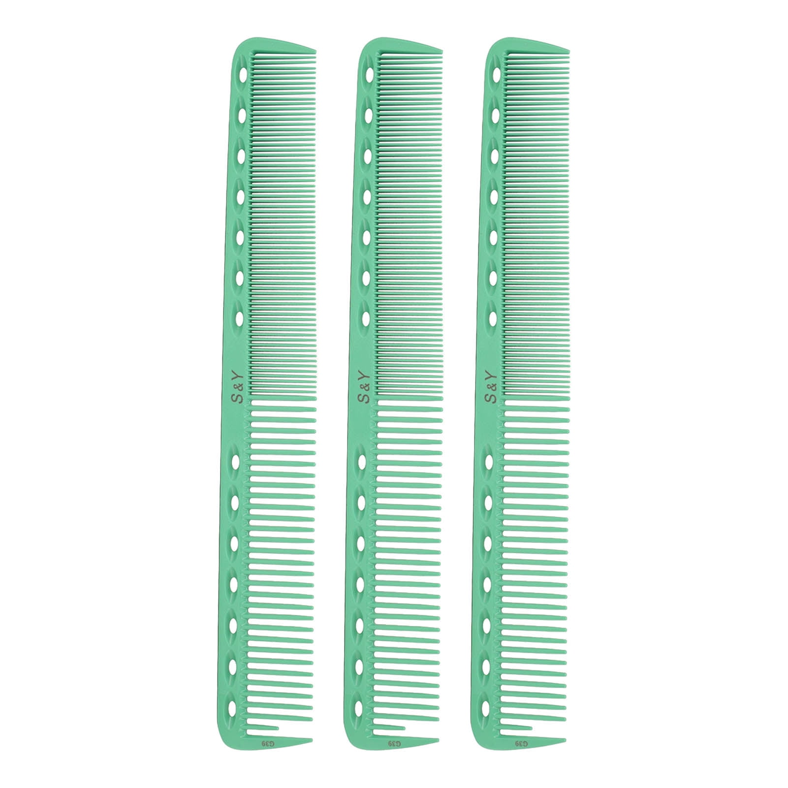 3pcs Fine and Wide Tooth Hair Comb Professional Home Salon Double Tooth ...