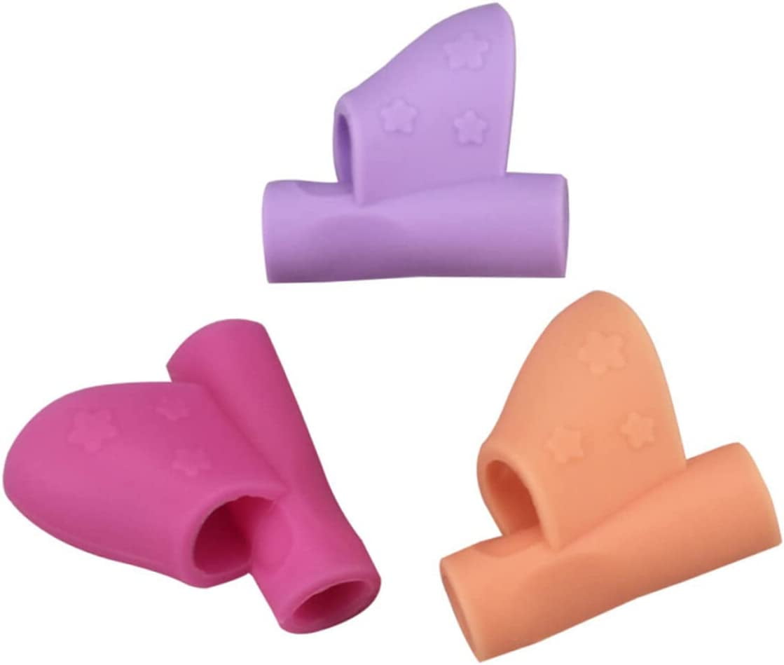 3pcs Finger Grippers Pencil Holder Writing Posture Trainer Writing Grip ...