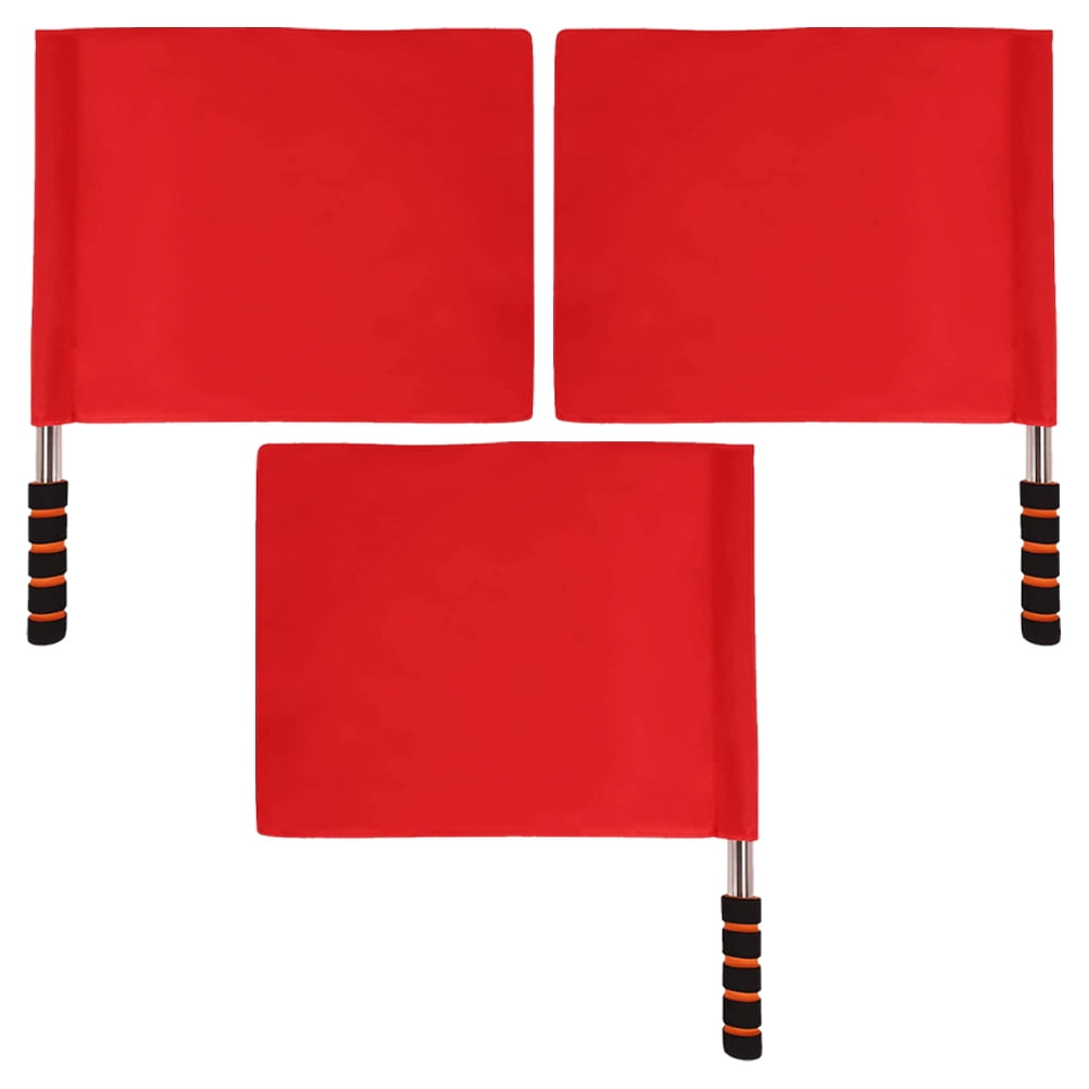 3pcs Flags Traffic Signal Flags Referee Warning Signal Flags Match Flags - Walmart.com
