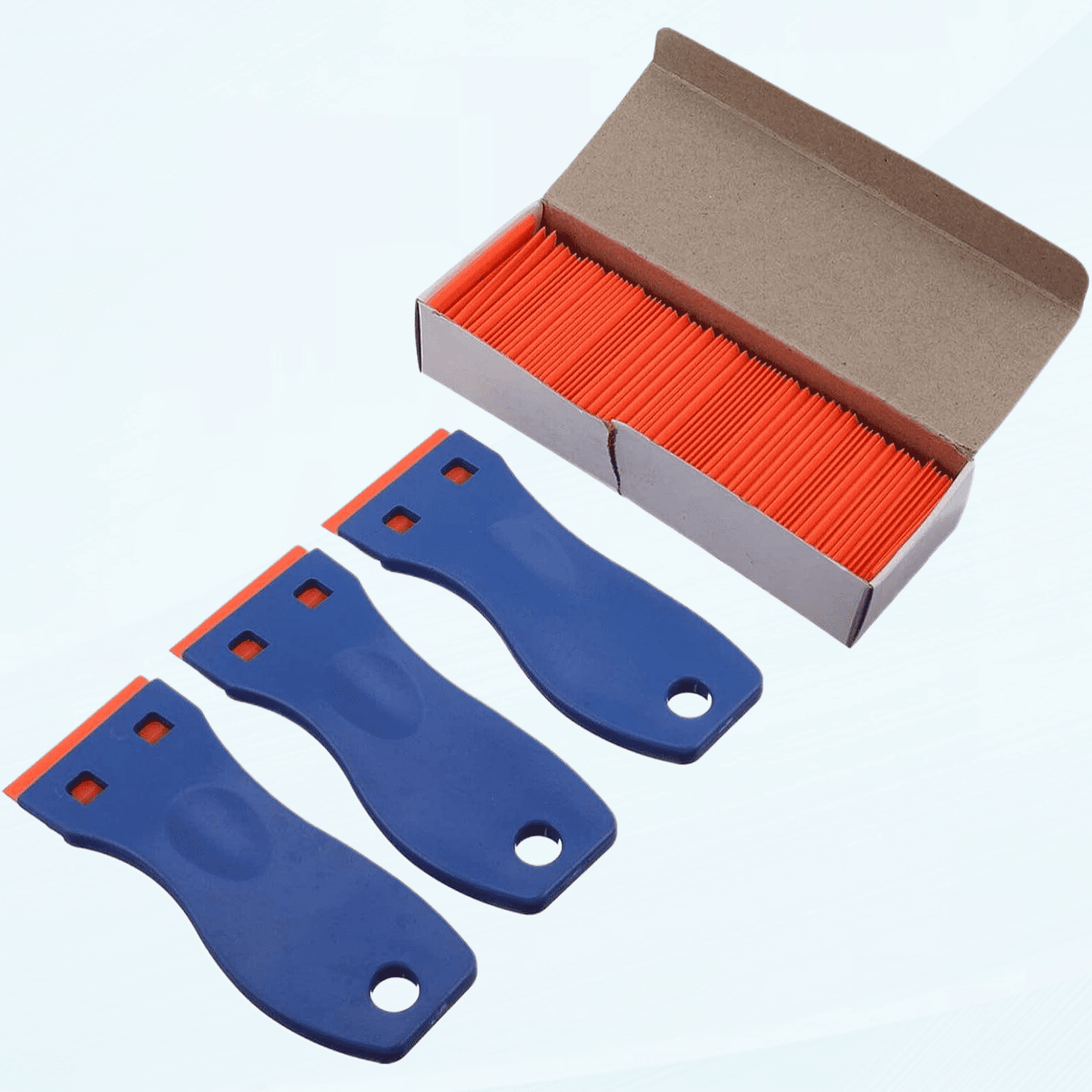 3pcs Floor Cleaning Scraper Glass Scraper Undu Adhesive Remover Window ...