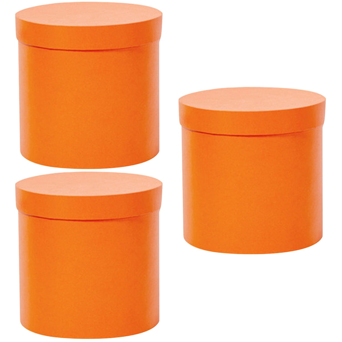 3pcs Florist Bouquet Packaging Gift Box Round Paper Boxes with Lid ...