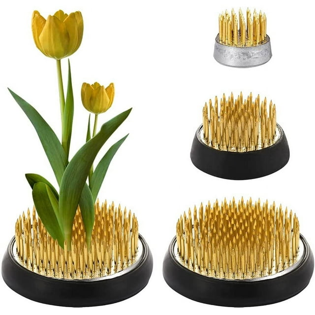 3pcs Flower Frog Round Flower Arranger Frog Flower Fixed Tools Japanese Flower Holder Flower ...