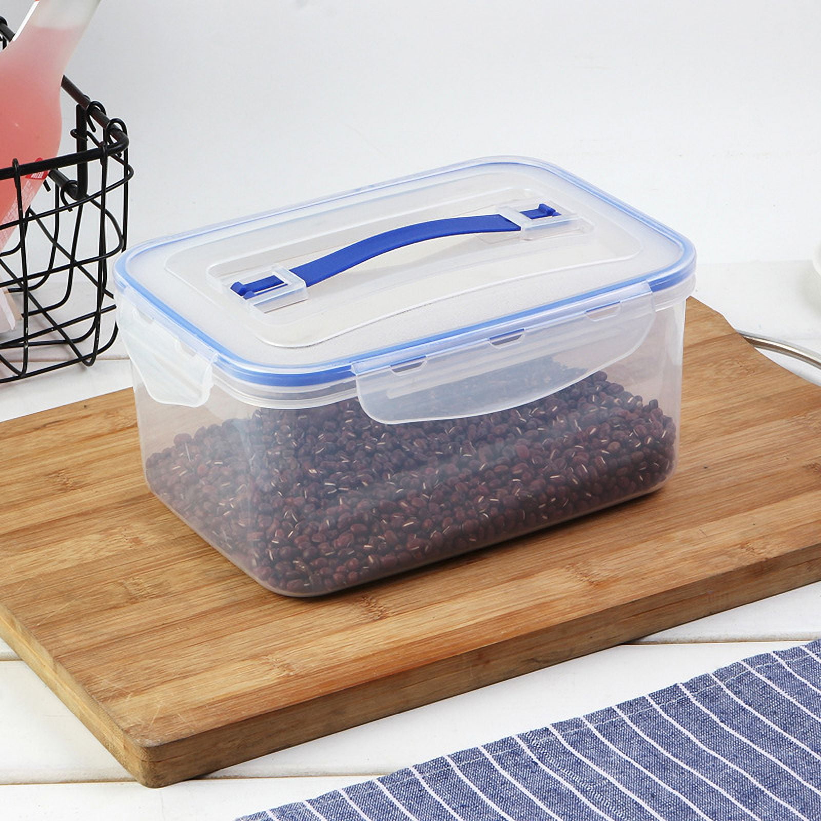 3pcs Food Storage Box Grain Cereals Beans Storage Box Transparent Food ...