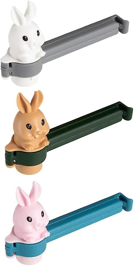 3pcs Foods Sealing Clips Snacks Bag Clamps Keepfresh Clamp Sealer Cute ...