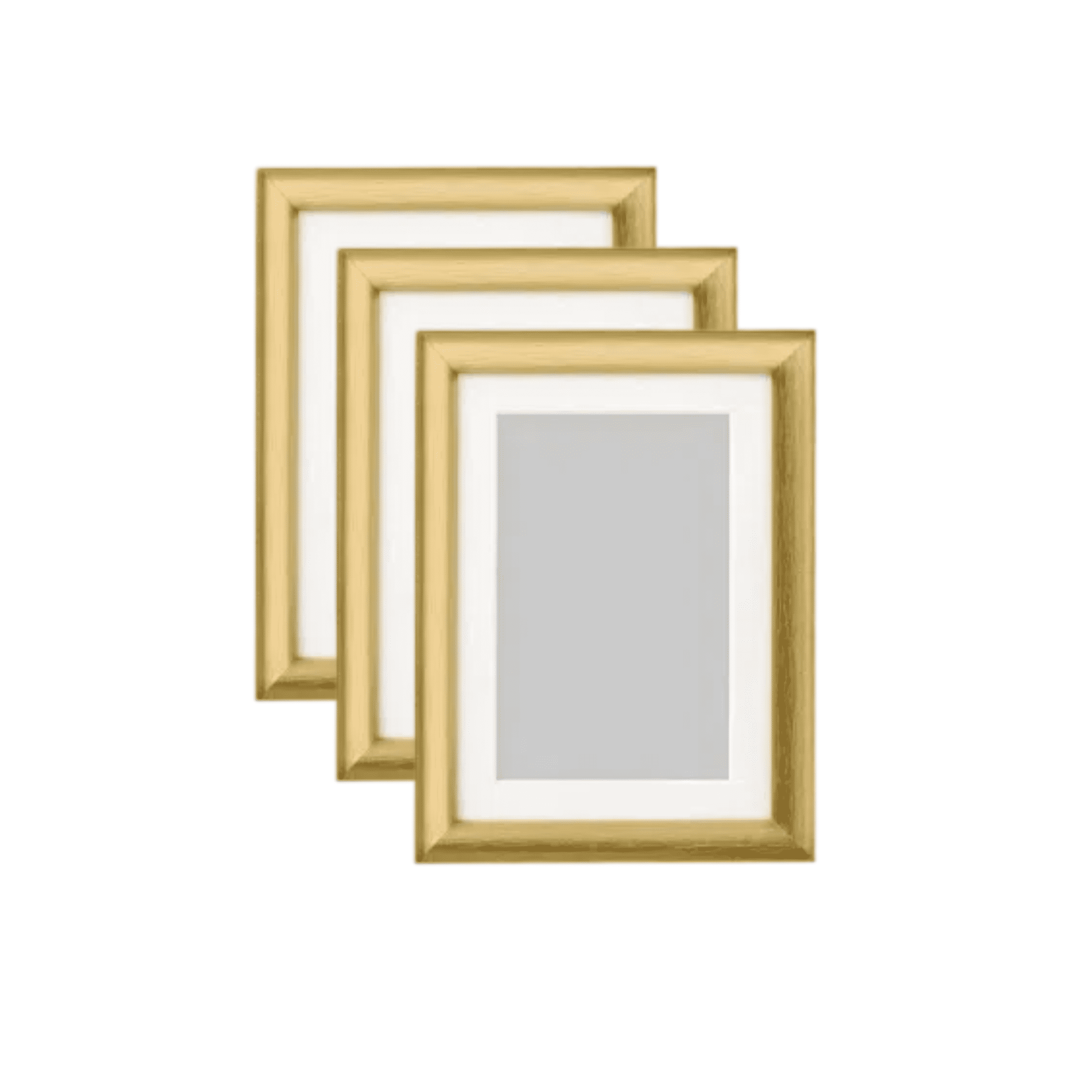 3pcs Frame ,Ornate Picture , Vintage ,gold, Mat,5x7 inch - Walmart.com