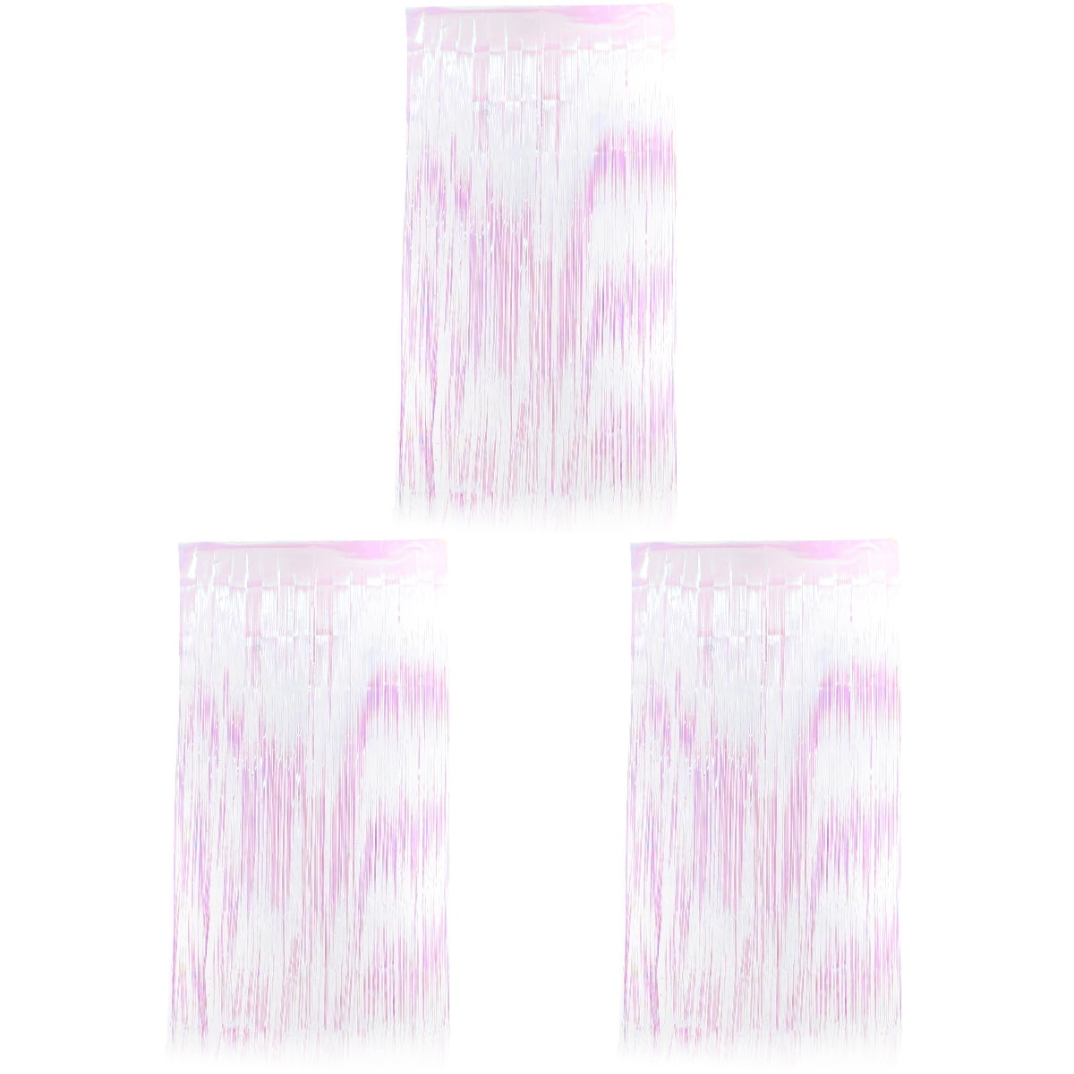 3pcs Fringe Curtain Background Streamer Backdrop Booth Birthday Party ...