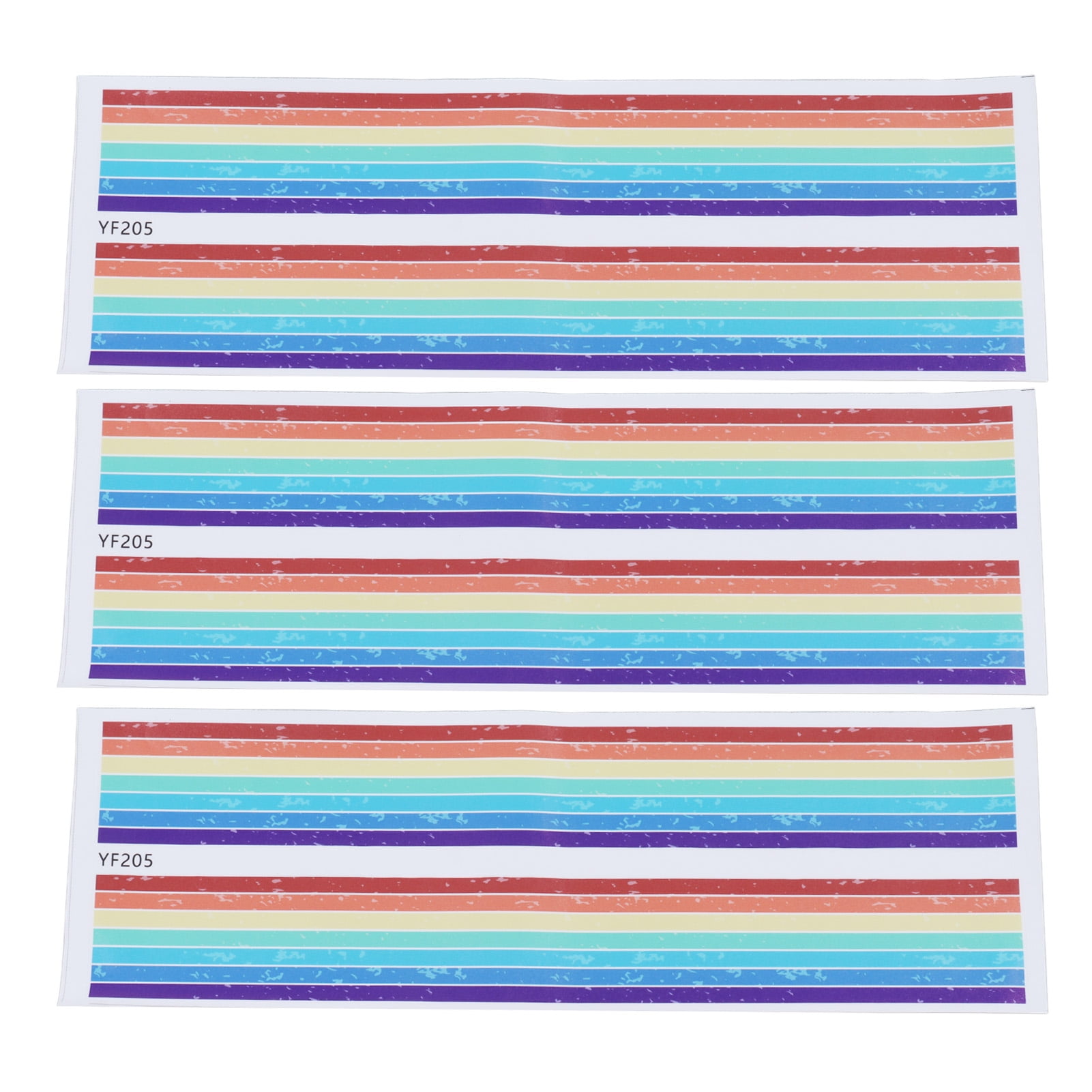 3pcs Frosted Colorul Border Trim Self Adhesive Sticker Waist Line Wall ...