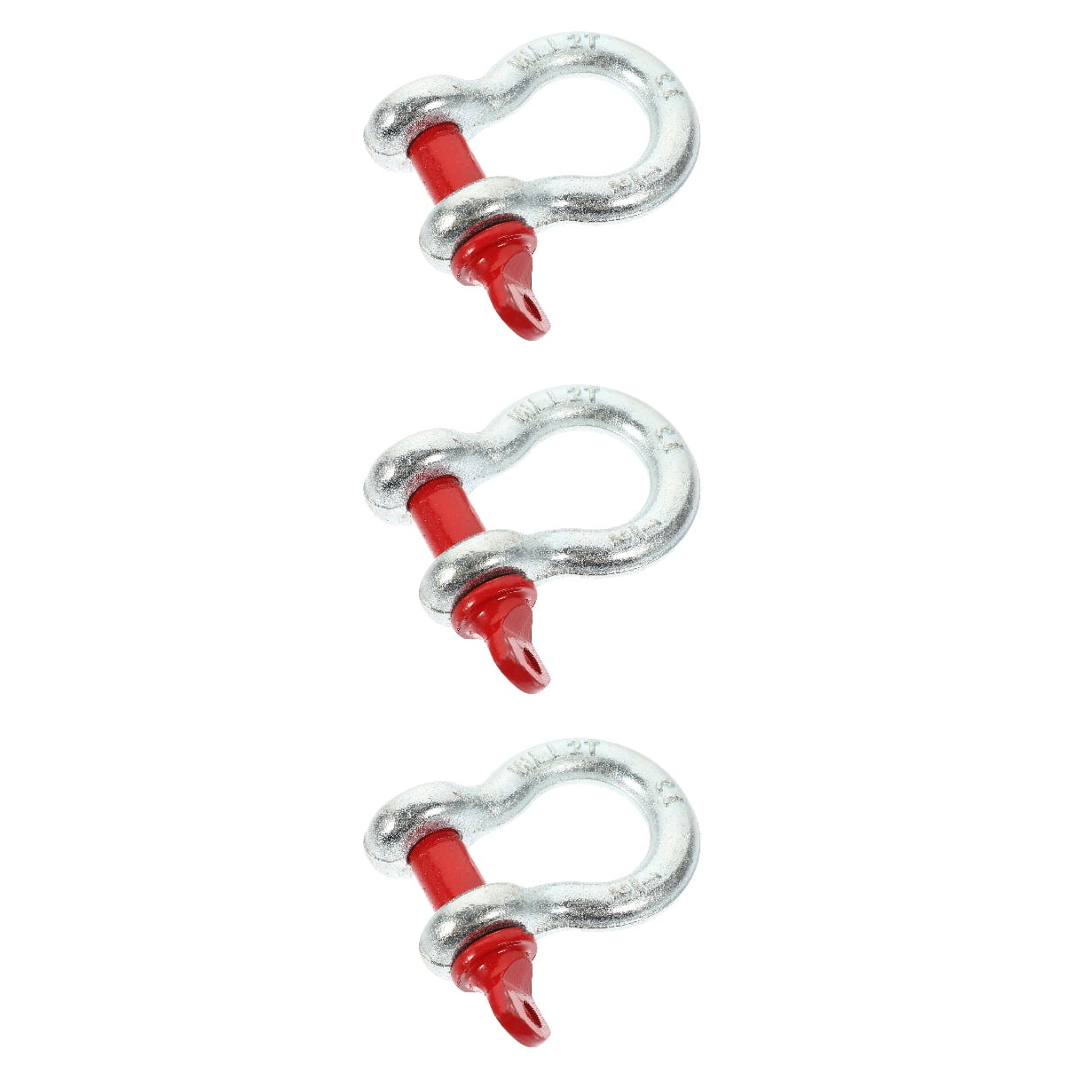 3pcs Galvanized Anchor Shackle Screw Pin Anchor Shackle 1/2'' Heavy ...