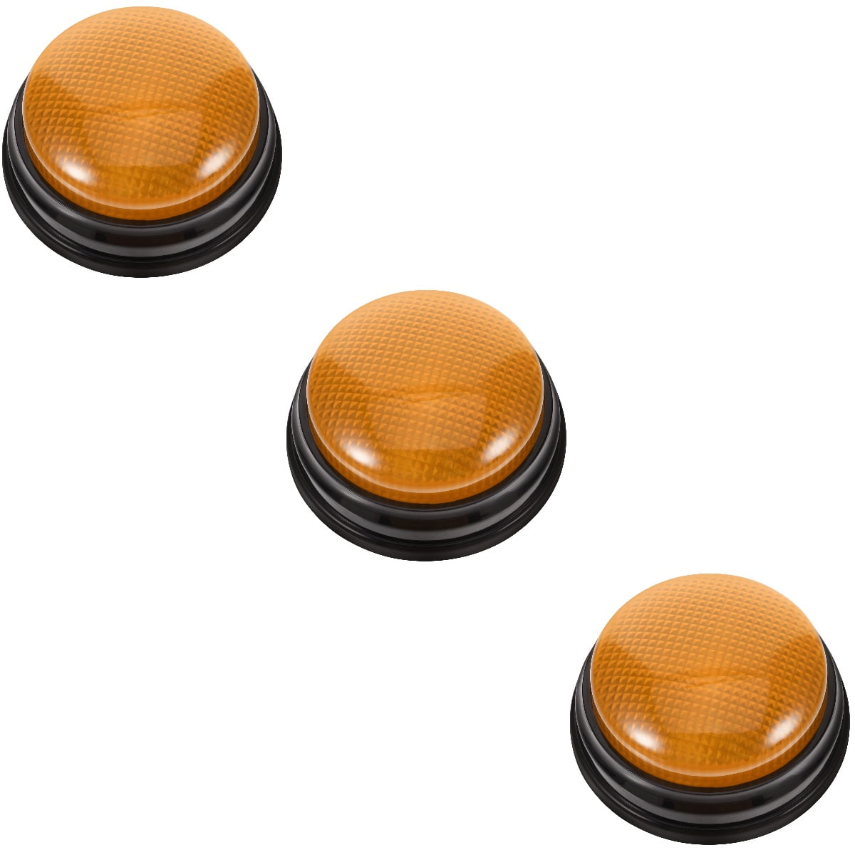 3pcs Game Button Prop Party Prop Button with Light and Alarm Sound for ...