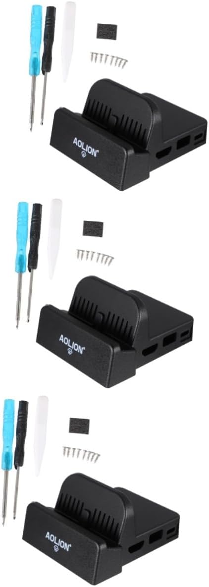 3pcs Game Console Modification Docking Station Portable Charger Dock ...