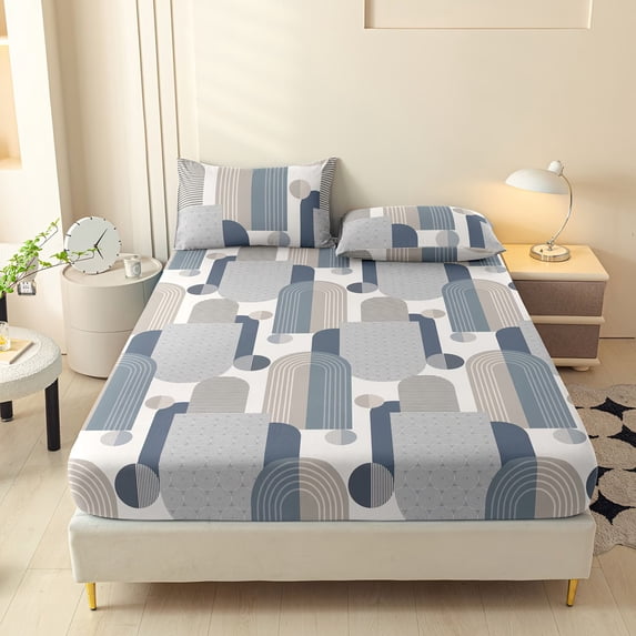 3pcs Geometric Bedding Set - Soft and Comfortable Bed Linens for ...