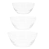 3pcs Glass Pudding Bowls Jelly Cups Small Clear Glass Bowls Dessert ...