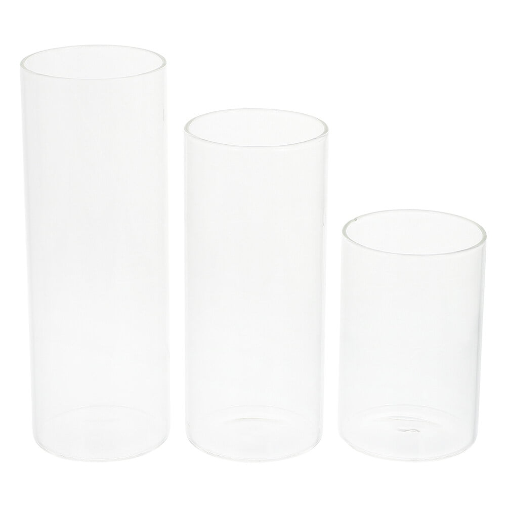 3pcs Glass Votive Candle Cups Clear Votive Candle Holders Cylinder ... 3pcs Glass Votive Candle Cups Clear Votive Candle Holders Cylinder ...