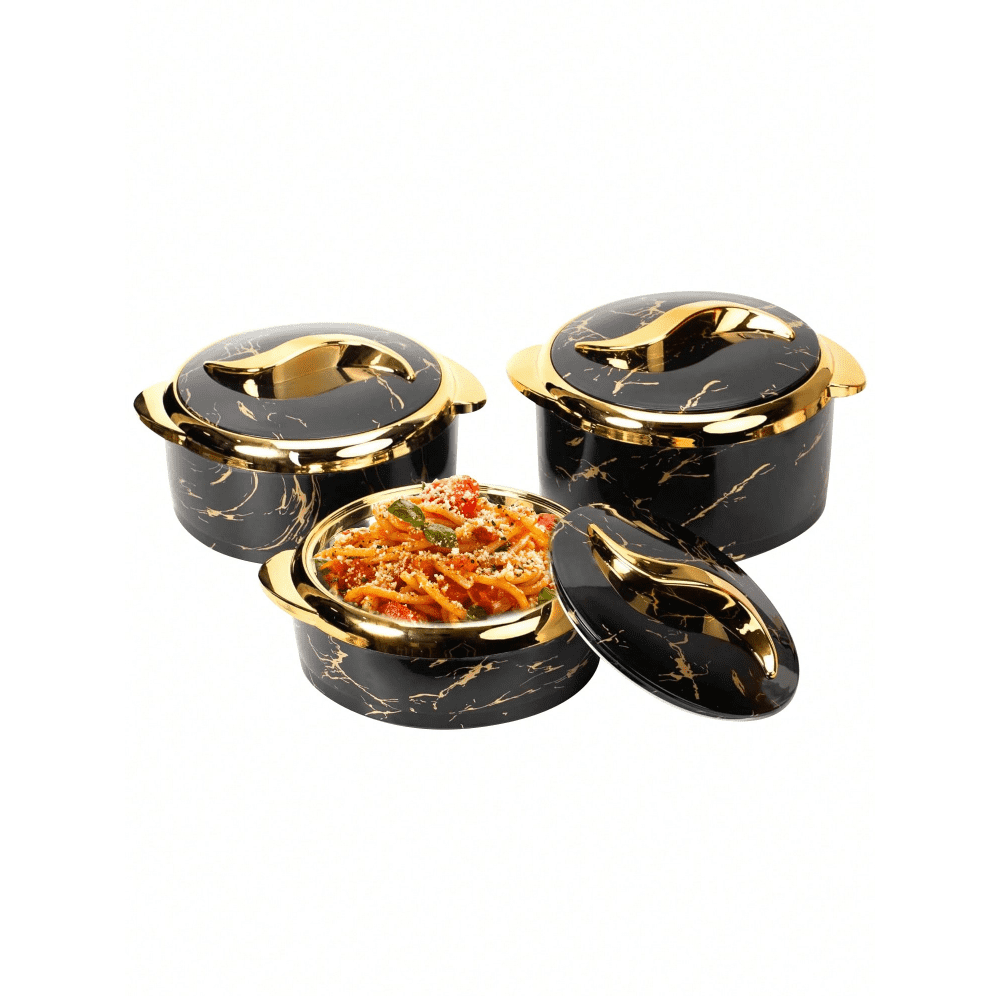 3pcs Golden Touch Food Warmer Thermal Casserole Dish Set With Lids 3pcs-golden-touch-food-warmer-thermal-casserole-dish-set-with-lids