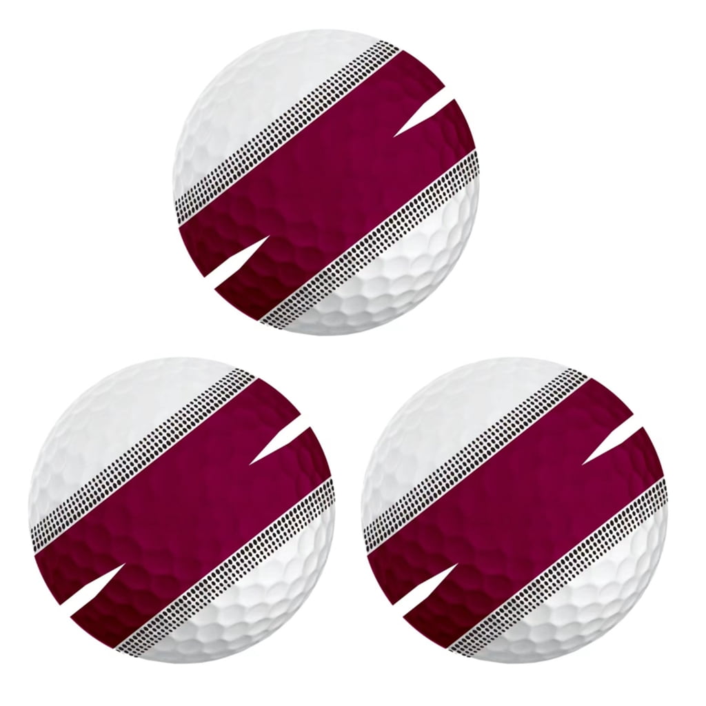 3pcs Golf Games Balls for Professional Competition 3 Layer 360 Degree ...