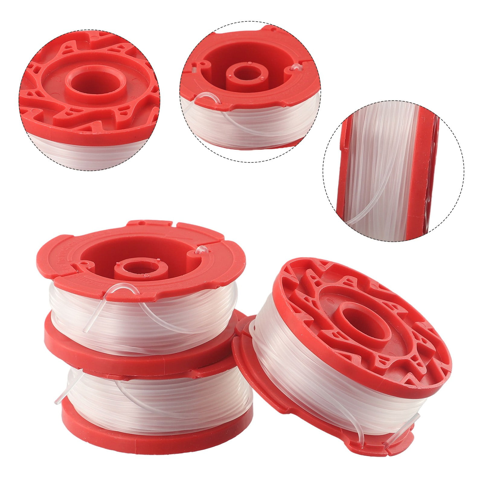 3pcs Grass String Trimmer Spool Line Lawn Mower Replacement Kits For ...