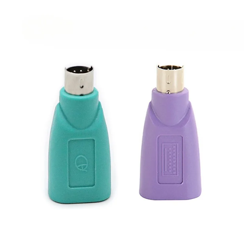 3pcs Green mouse logo PS2 Male To USB Female Conversion Plug PS2 Male ...