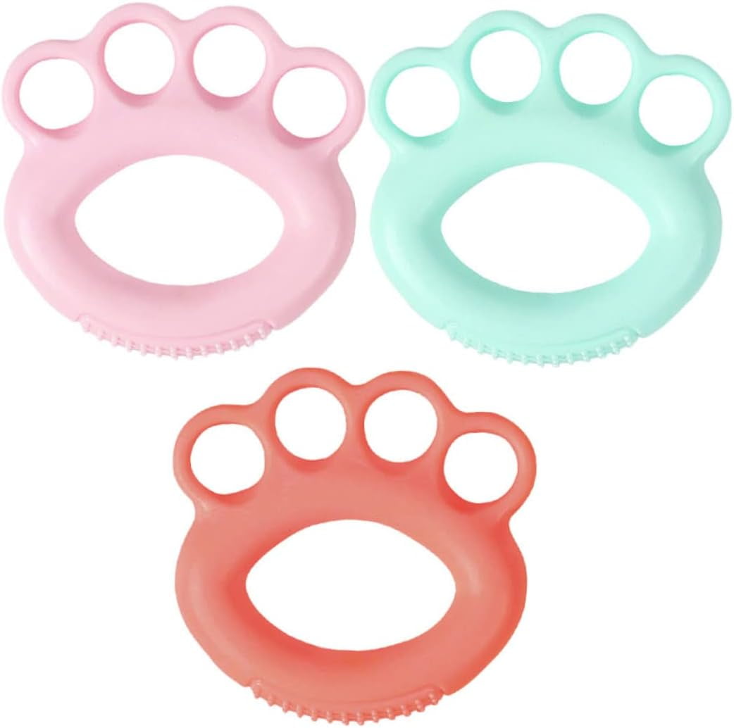 3pcs Grip Wrist Trainer Thumb Exercises Hand Stress Ring Hand Exercise ...