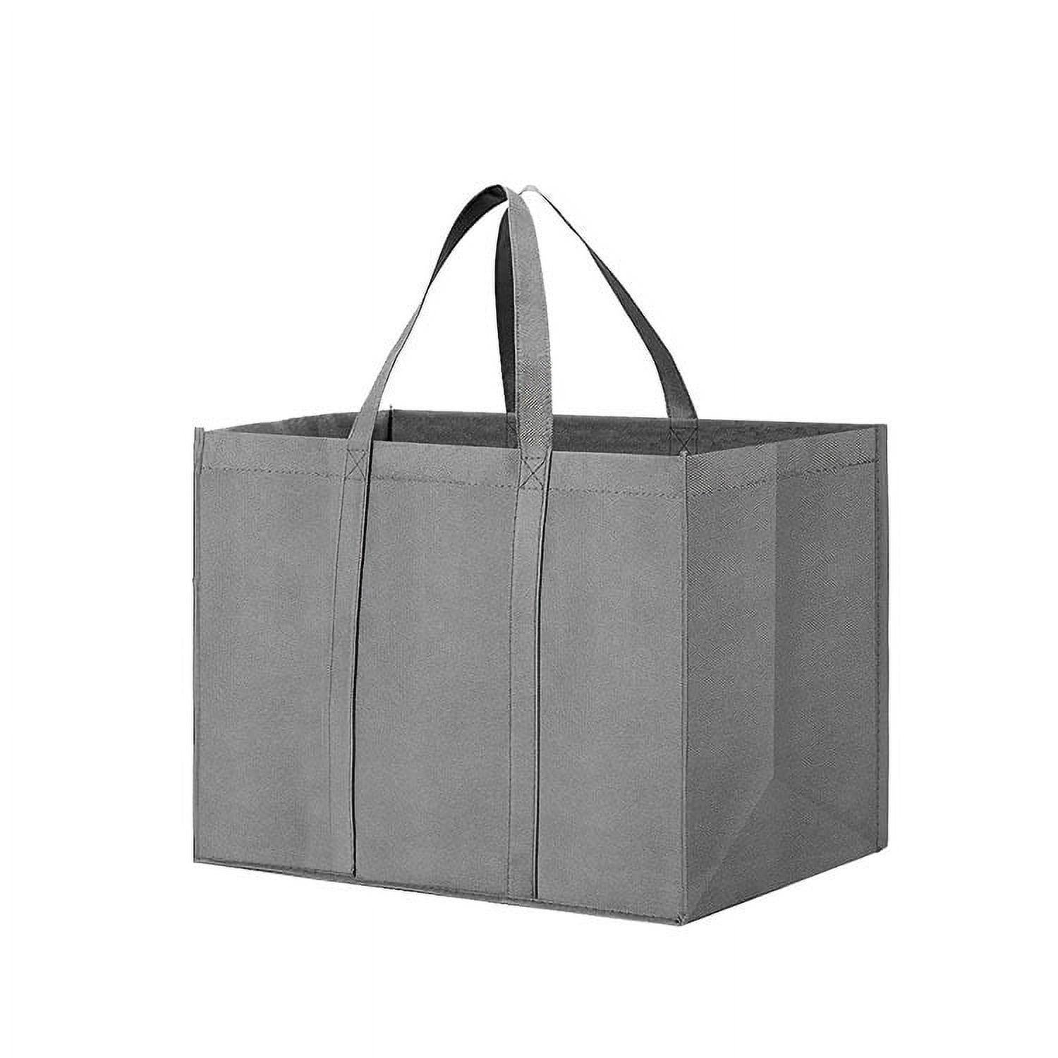 3pcs Grocery Tote Bag Large Bags Reusable Shopping Bags Stand Up Bottom