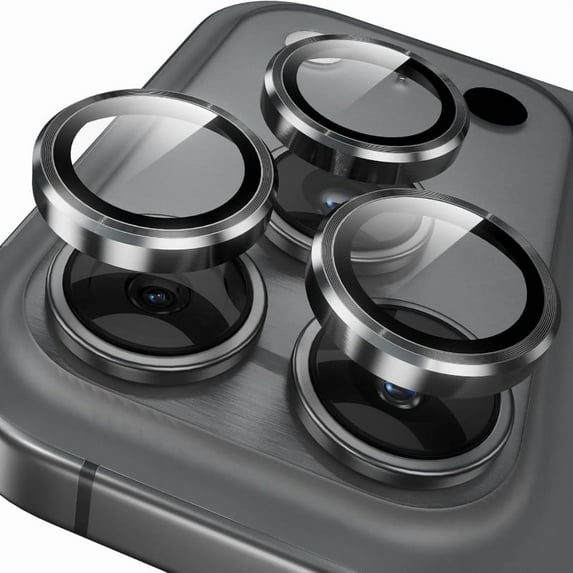 3pcs HD Tempered Glass Lens Protectors for iPhone 17 Pro/Max - Metal ...