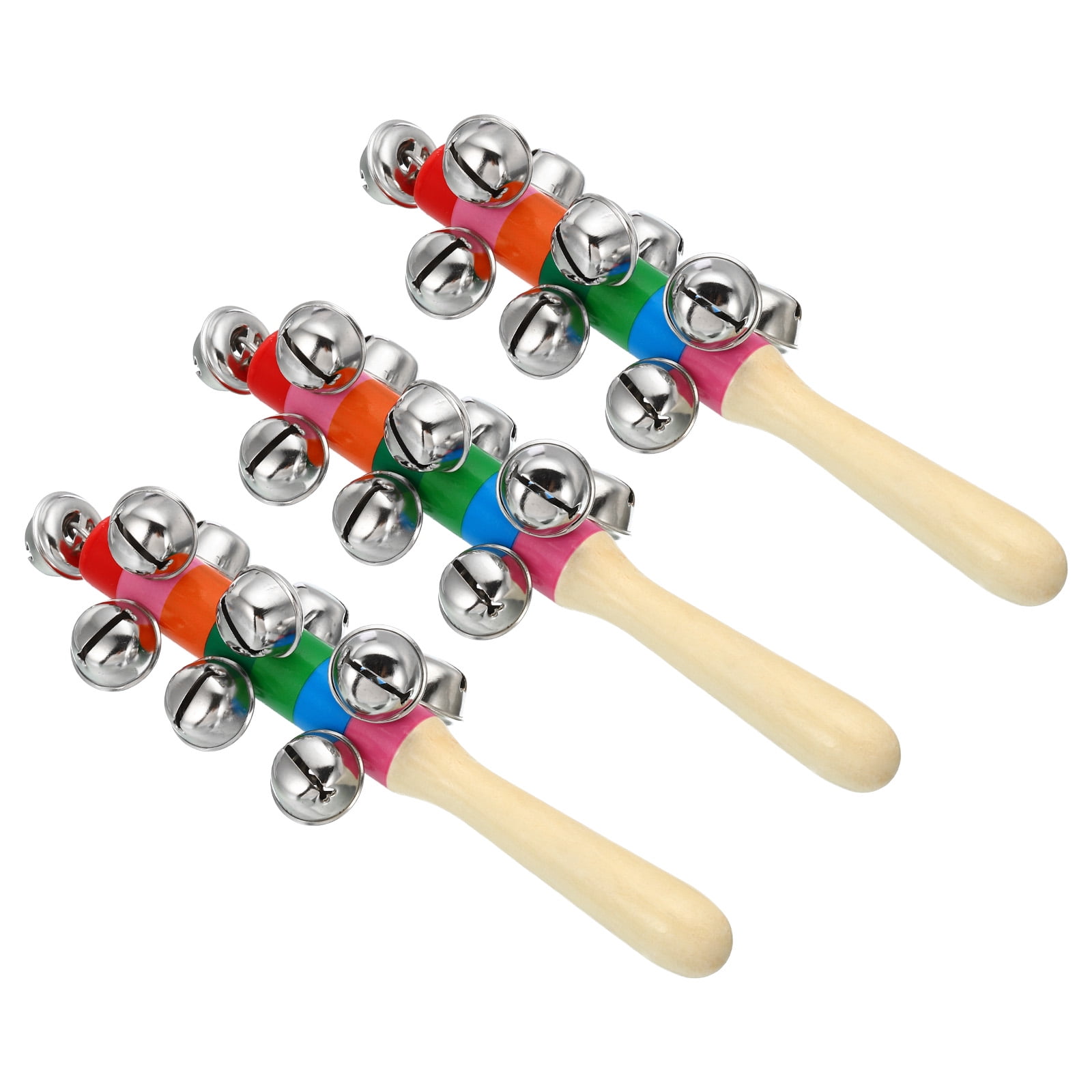 3pcs Hand Jingle Bells, Hand Bell Handheld Wrist Bells Sleigh Bells ...