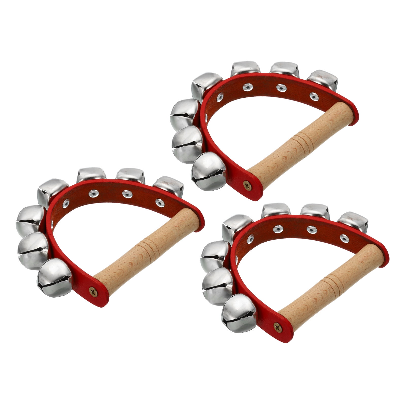 3pcs Hand Jingle Bells, Hand Bell Handheld Wrist Bells Sleigh Bells ...