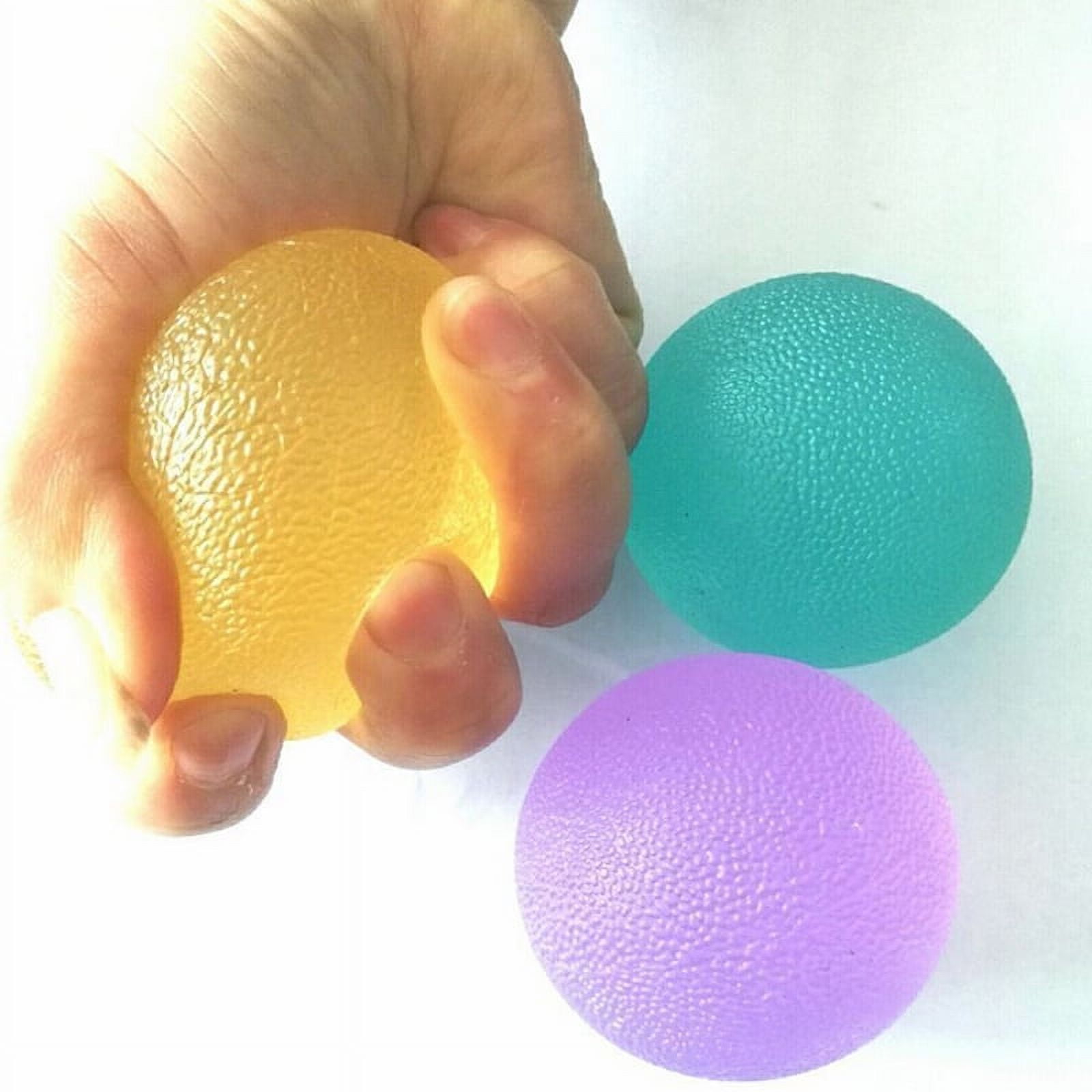 3pcs Hand Squeeze Balls Combo Kit Hand Training Grip Balls Finger ...