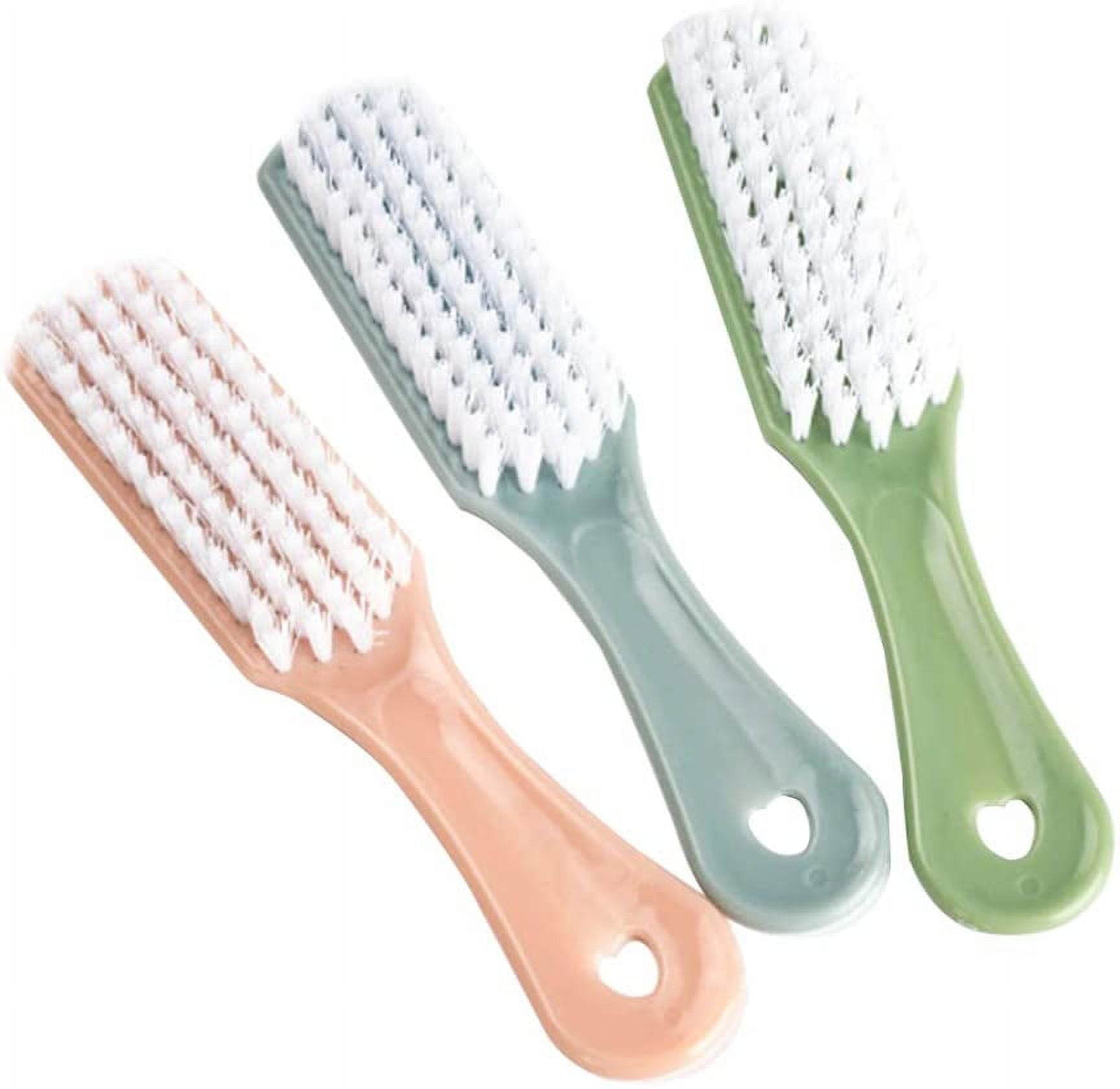 Smileol 3pcs Handle Grip Nail Brush, Fingernail Scrub Cleaning Brushes ...