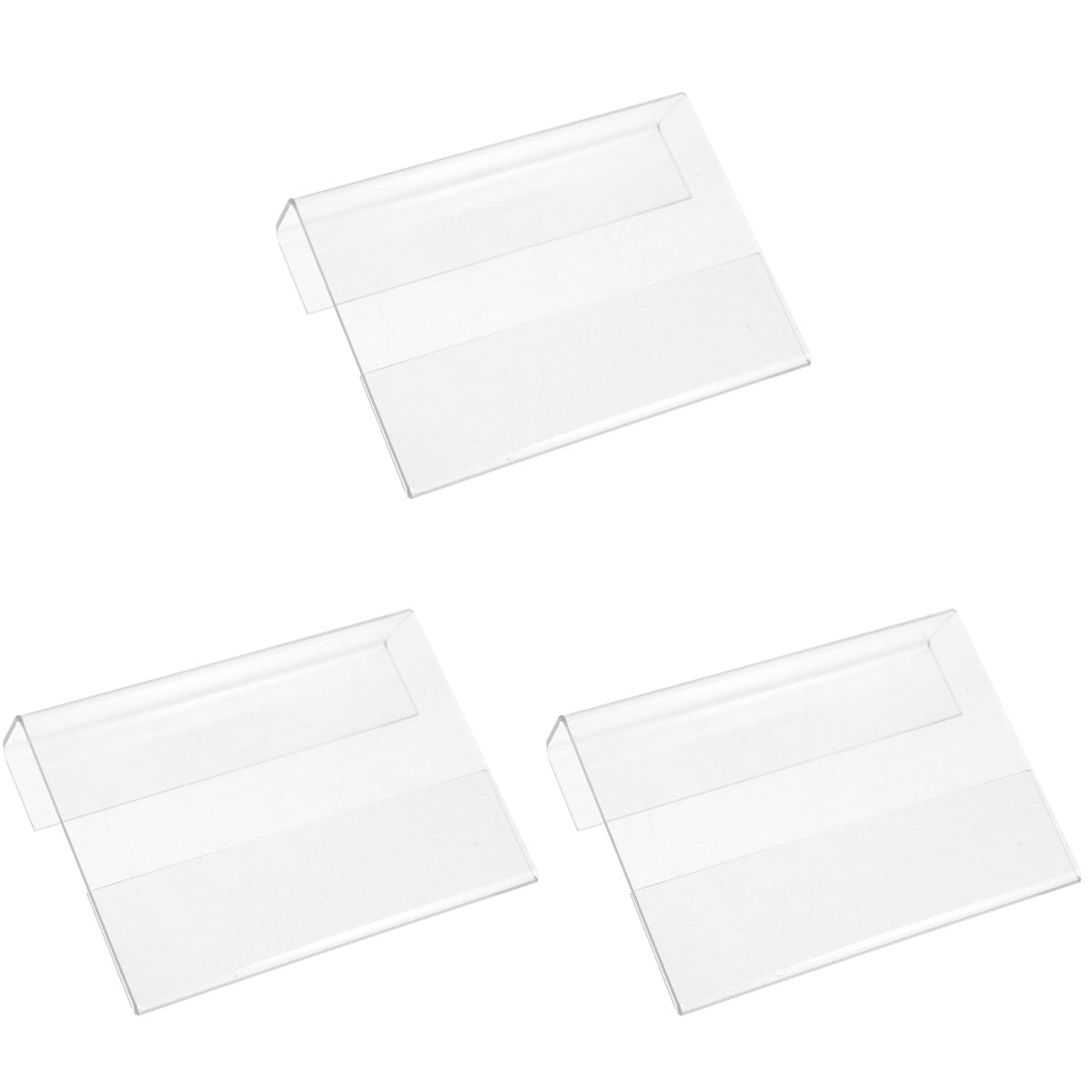 3pcs Hanging Card Holder Clear Name Tag Holder Multi-use Card Showing ...