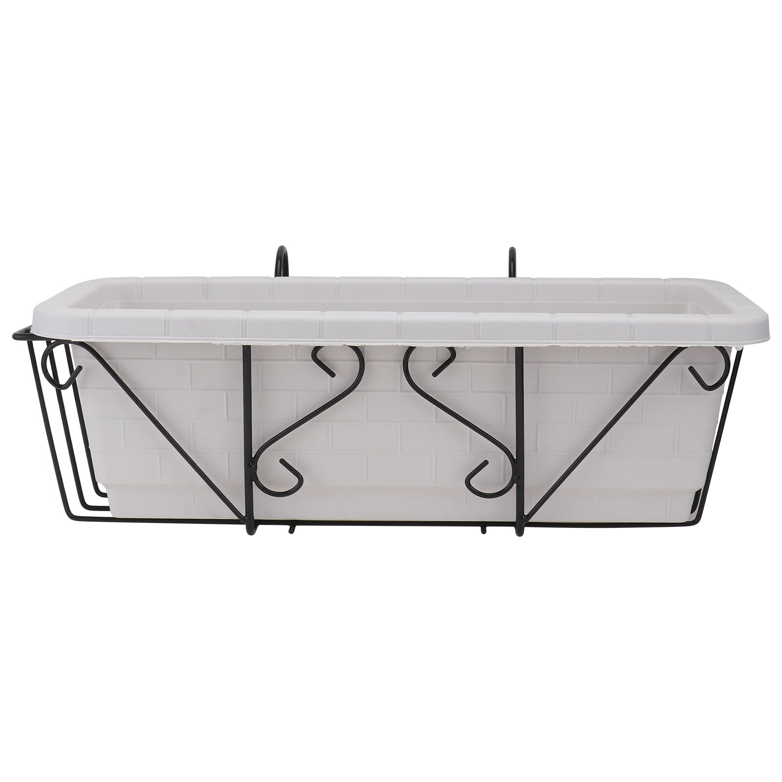 3pcs Hanging Railing Planter Baskets Flower Pot Holder Potted Plants ...