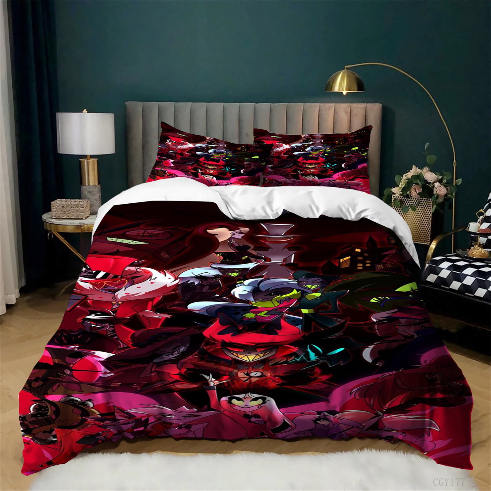 3pcs Haz_bin Hotel Bedding Duvet Cover Set Twin Lightweight Bedding Set ...
