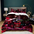 3pcs Haz_bin Hotel Bedding Duvet Cover Set Twin Lightweight Bedding Set ...