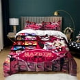3pcs Haz_bin Hotel Bedding Set All Season Lightweight Quilt Cover Set ...