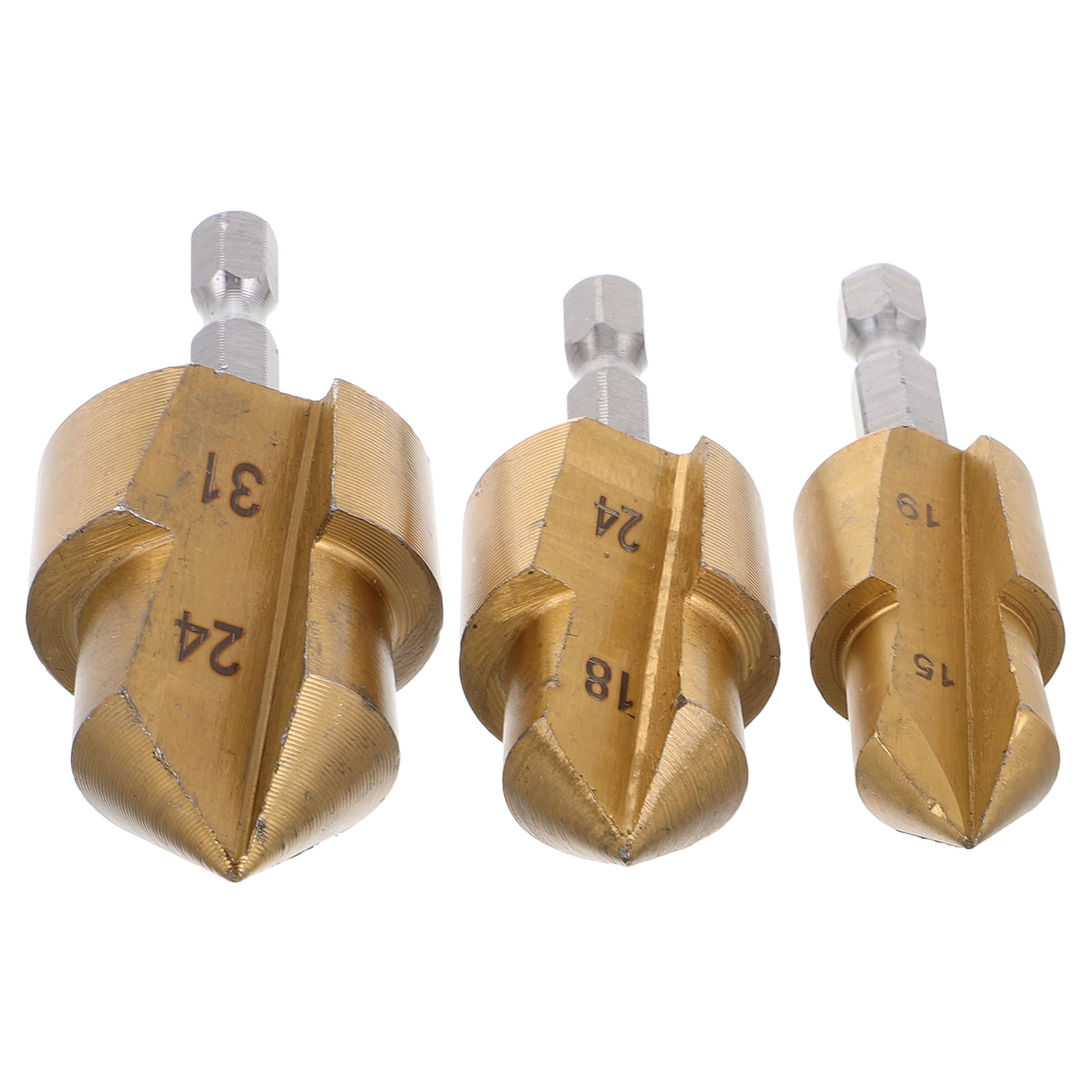 3pcs Heavy Duty Pipe Reaming Drill Bits 20/25/32mm Tool Kit Set Conduit ...