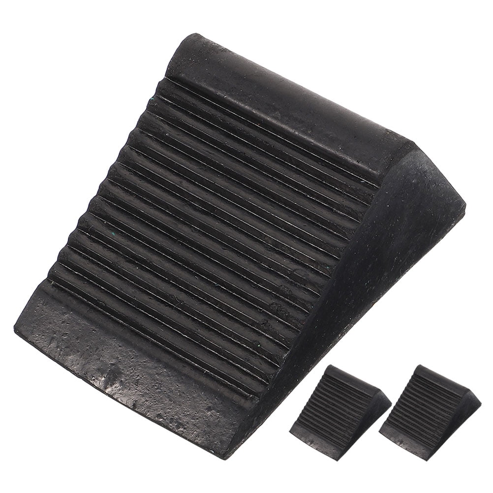 3pcs Heavy Duty Wheel Chocks Anti-Slip Wheel Pad High Strength Tire ...