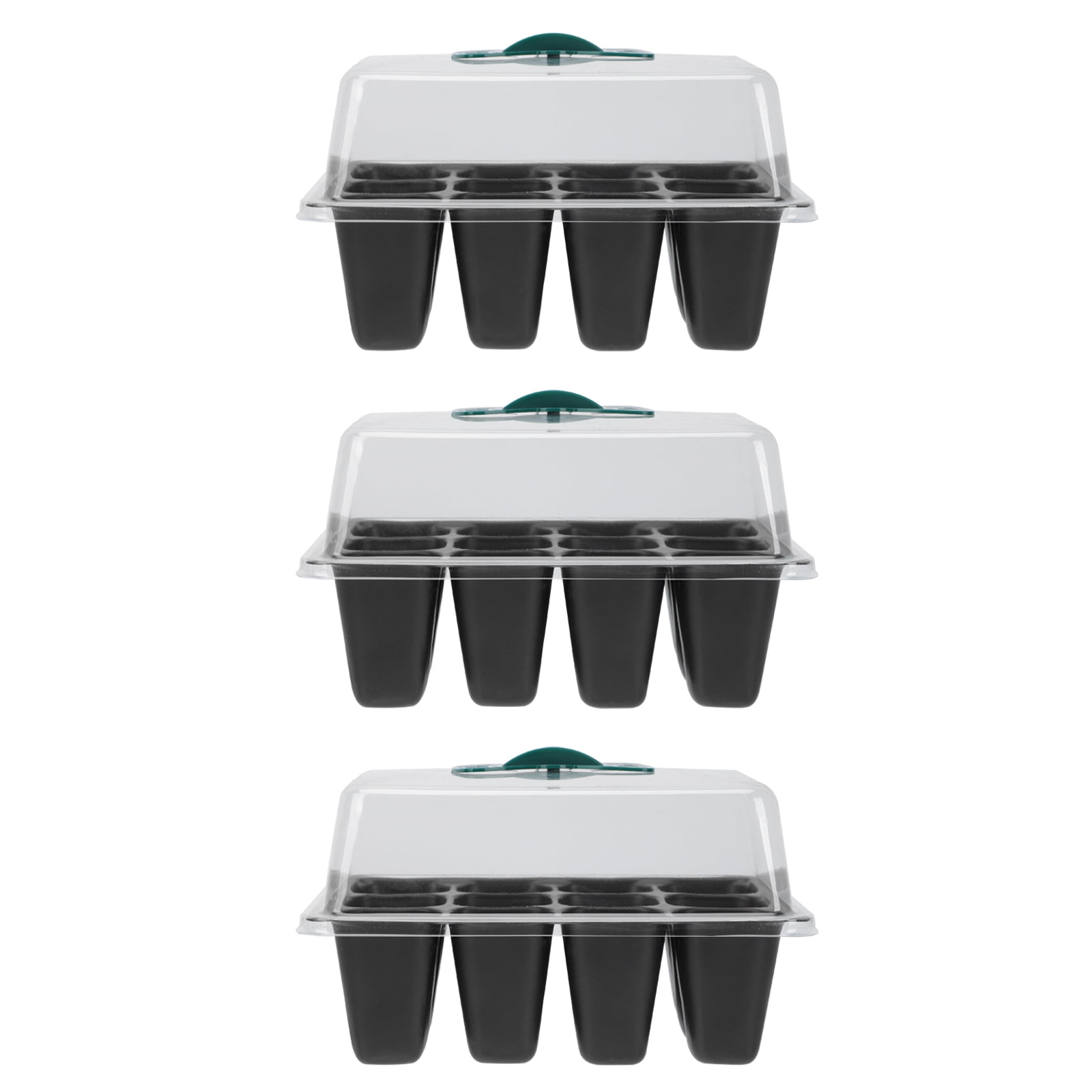 FONDOTIN Gardening Planting Box for Home Use with 12 Cells Waterproof ...