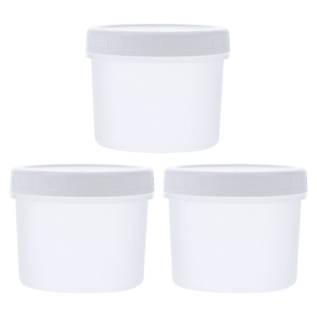 3pcs Homemade Ice Cream Containers Reusable Ice Cream Box Freezer ...