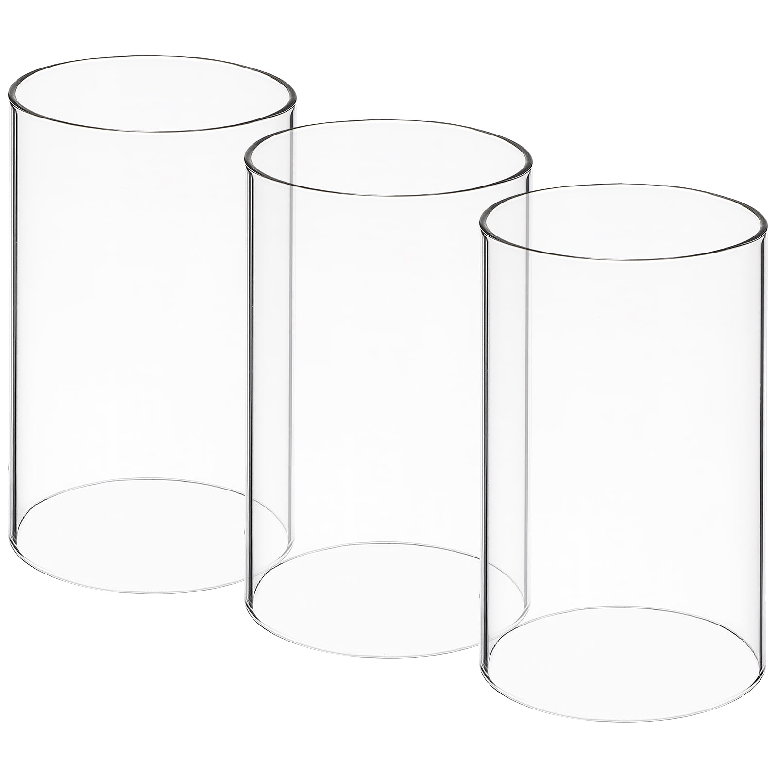 WEAVILUX Candle Glass Cover Windproof Protector 3Pcs - Walmart.com