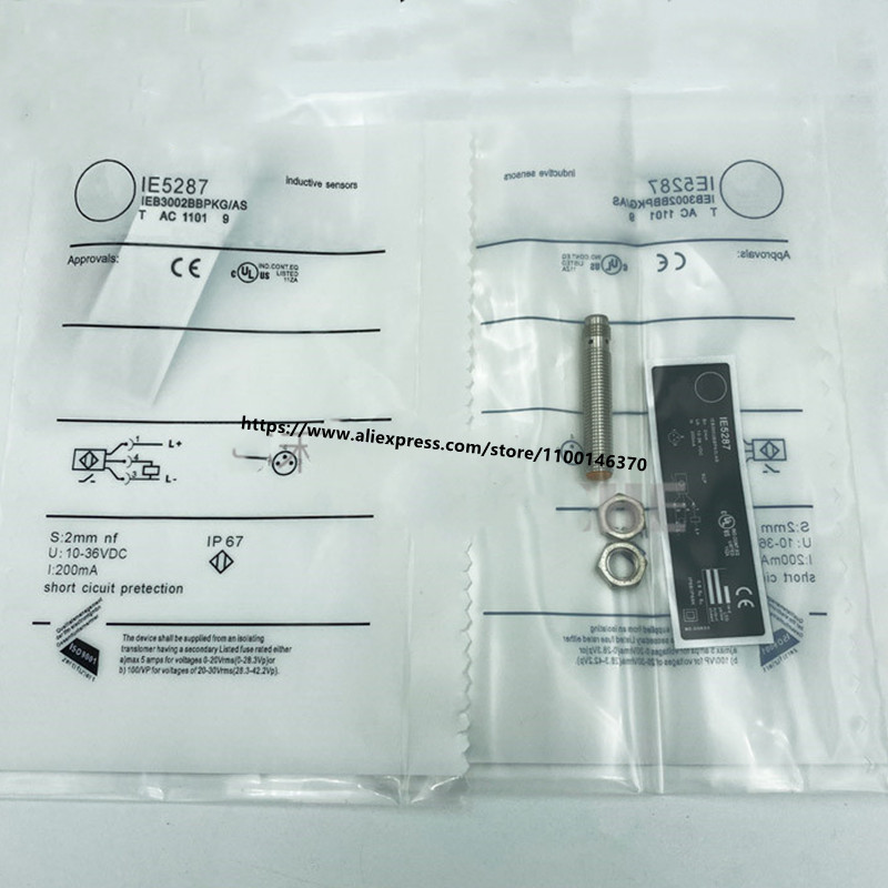 3pcs IE5298 Proximity Switch PLUG-IN AS 3 Pin DC PNP Normal Open ...